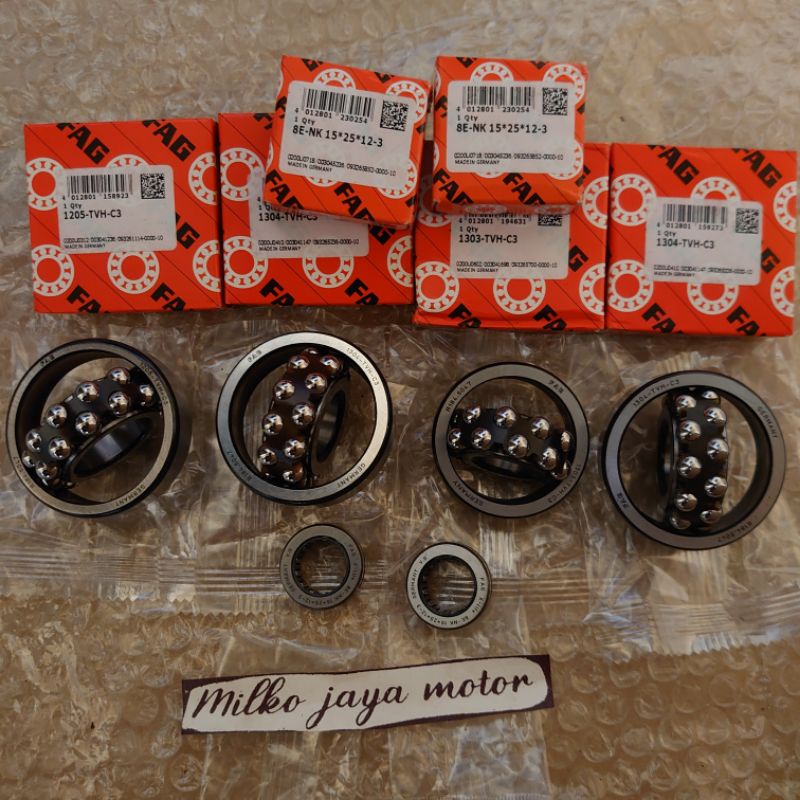 Jual Bearing laher mesin fullset kruk as gigi rasio ratio girbox gearbox rx king rxk rx k s ...