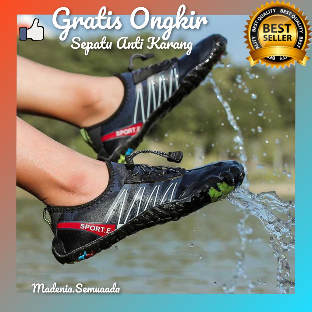 Jual Sepatu Pantai Olahraga Air Sepatu Diving Sepatu Mancing Sepatu ...