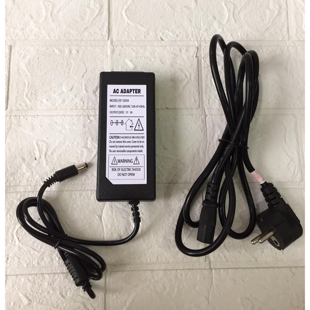 Jual Adaptor charger casan 12V 5A BUAT mesin karaoke | Shopee Indonesia