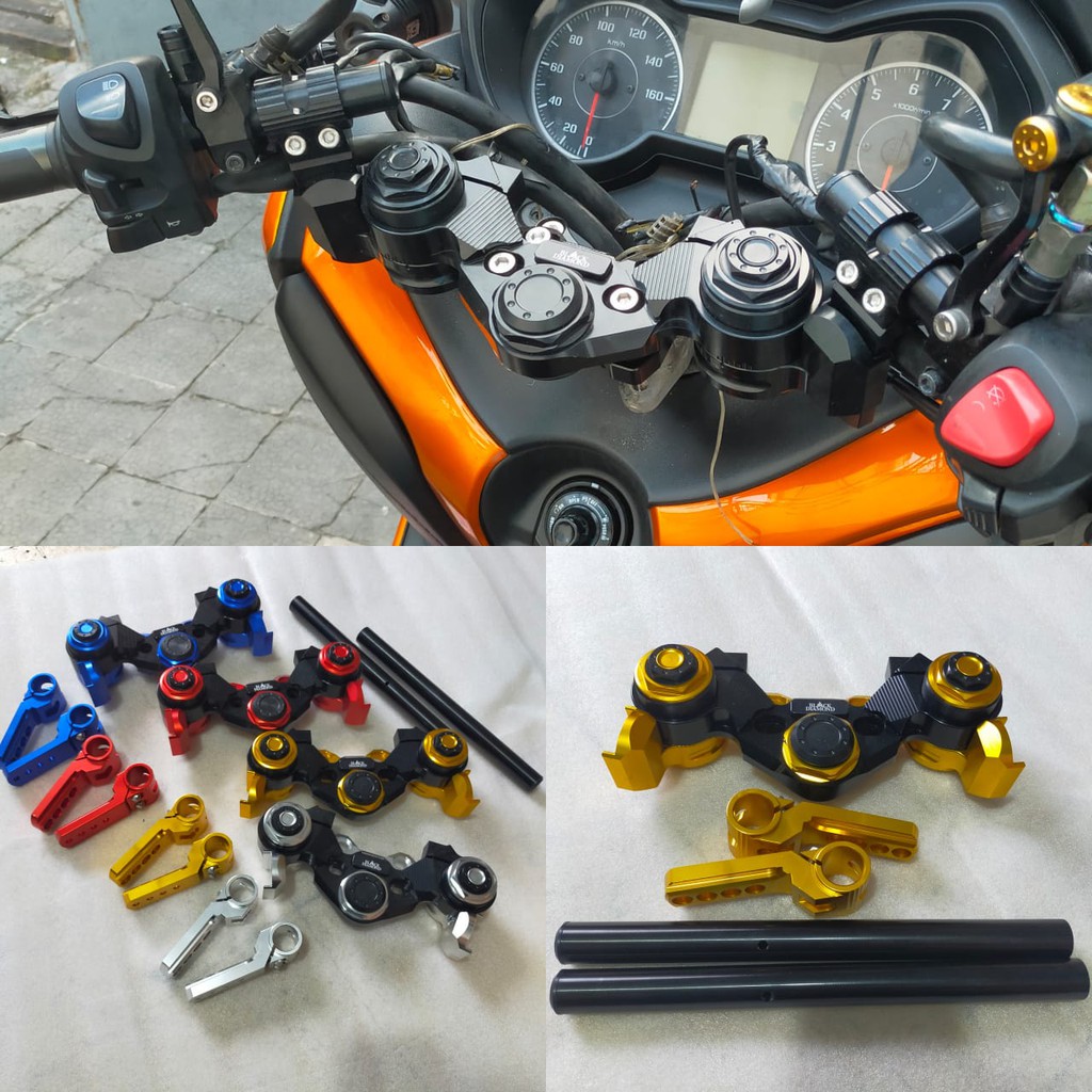 Jual Stang jepit black diamond nmax 2020 stang stir black diamond nmax ...
