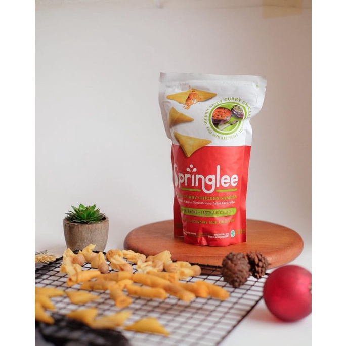 Jual SPRINGLEE SAMOSA KARI AYAM PEDAS / Springlee Samosa Kari Ayam ...