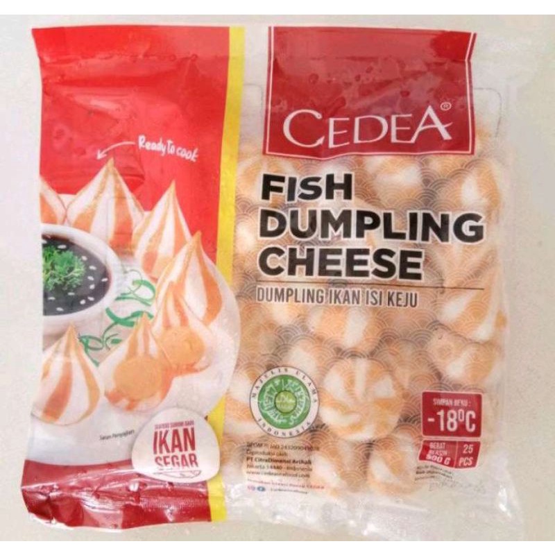 Jual cedea fish dumpling cheese isi 25 pc keju tebal dan kenyel saat di ...
