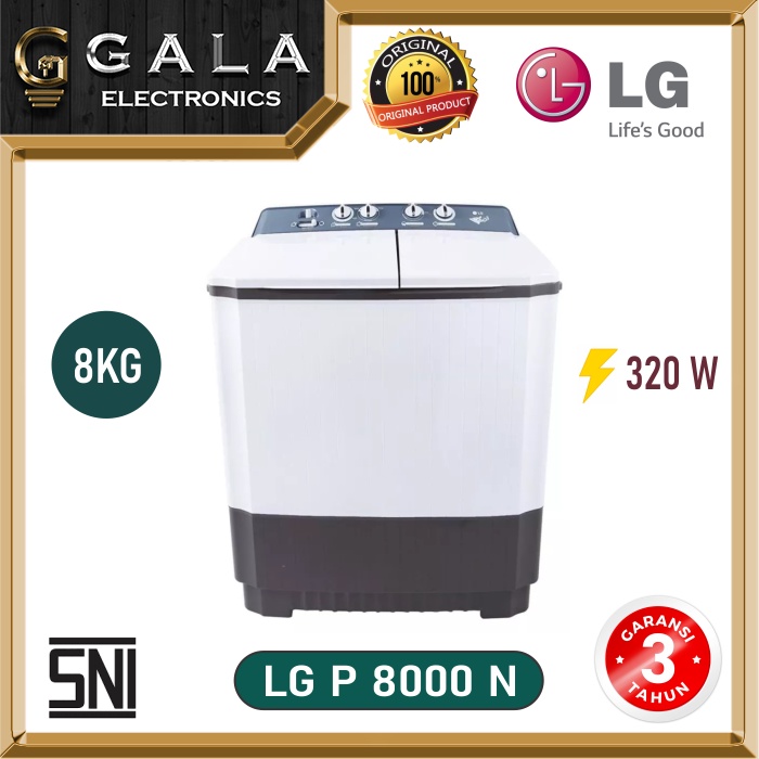 Jual Mesin Cuci LG P 800 N 8 KG (2 TABUNG) | Shopee Indonesia