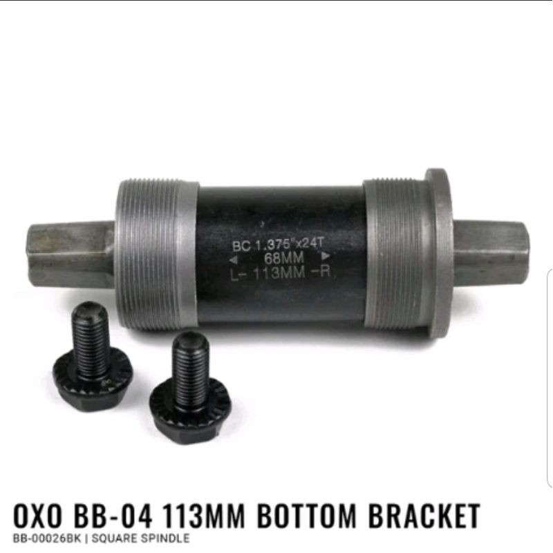 Jual BB Bottom Bracket Kotak OXO 113 Square Spindle | Shopee Indonesia