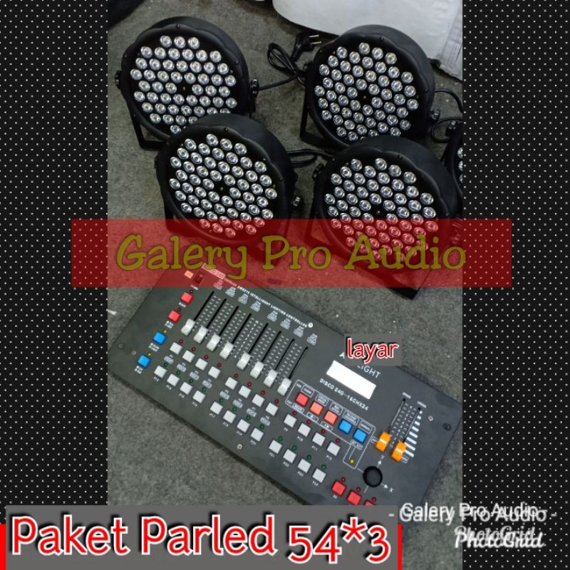 Jual Paket Parled 54 X3 RGBW free Mixer dmx512 240 controled | Shopee ...