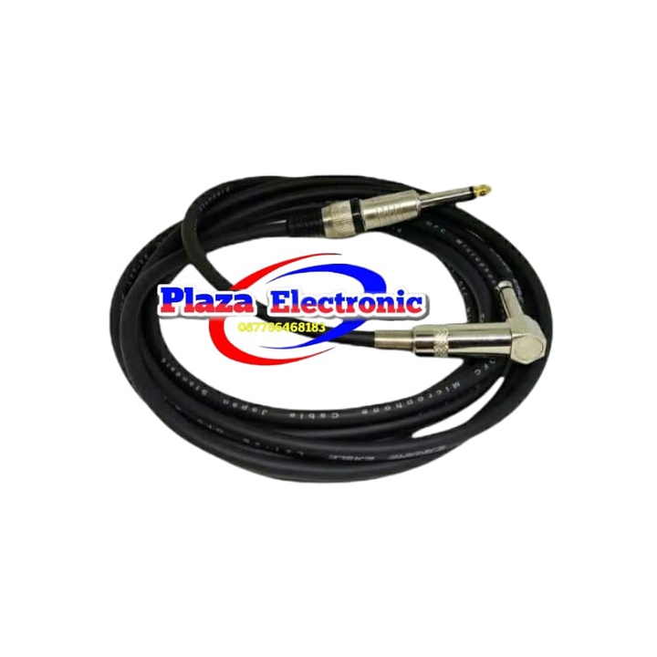 Jual kabel gitar/kabel gitar jack L full besi to lurus 6,7 Dan 8 meter ...