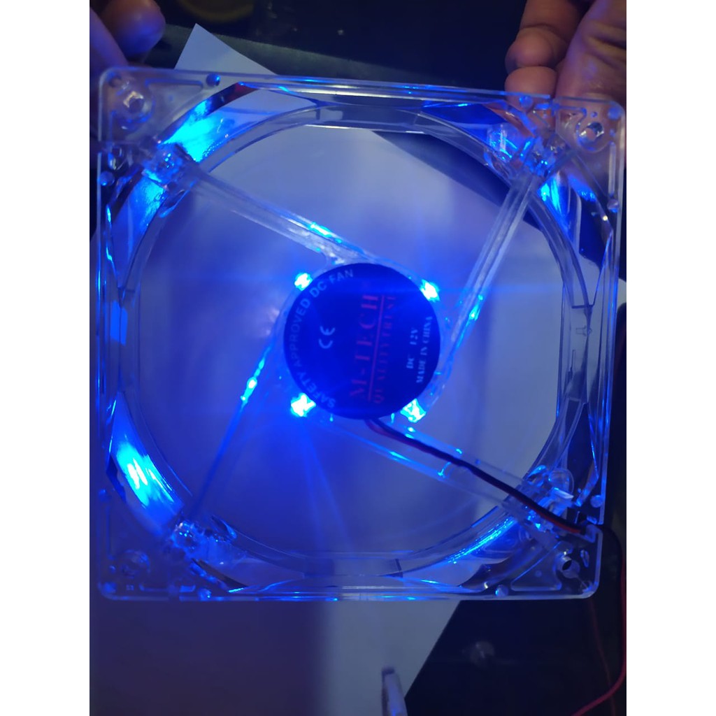 Jual Fan Casing Transparan 12cm Kipas Pendingin Komputer | Shopee Indonesia