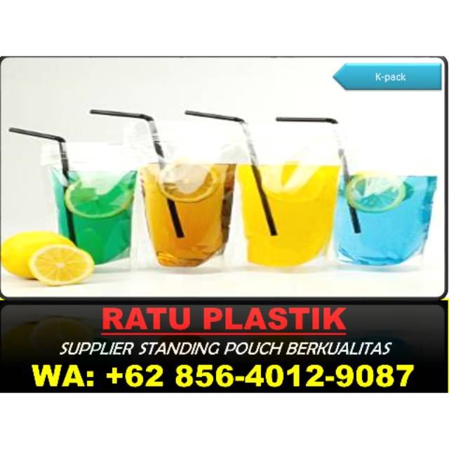 Jual Standing pouch minuman premium es pudot (k pack lightpack) 9*15 ...