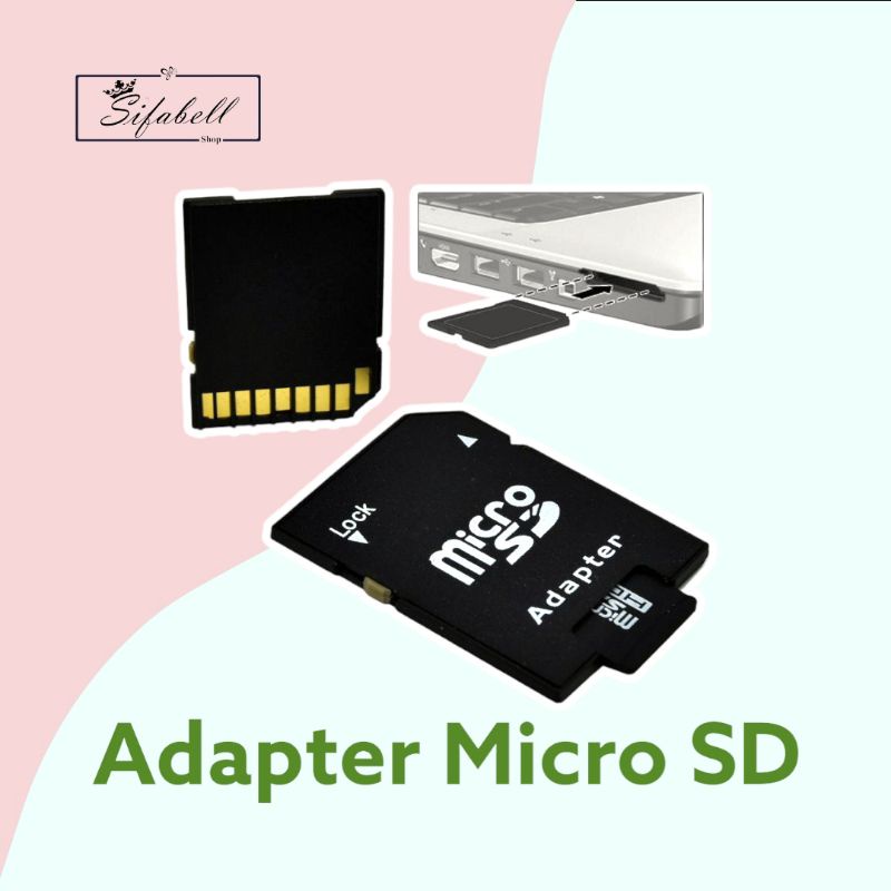 Jual Adapter Memory Card Micro SD Card Reader Laptop Rumah Memori ...