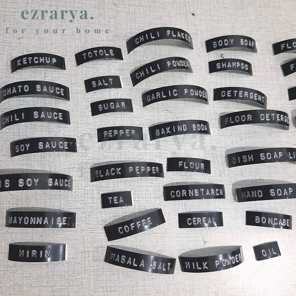 Jual Custom Label Sticker Emboss Timbul | Shopee Indonesia