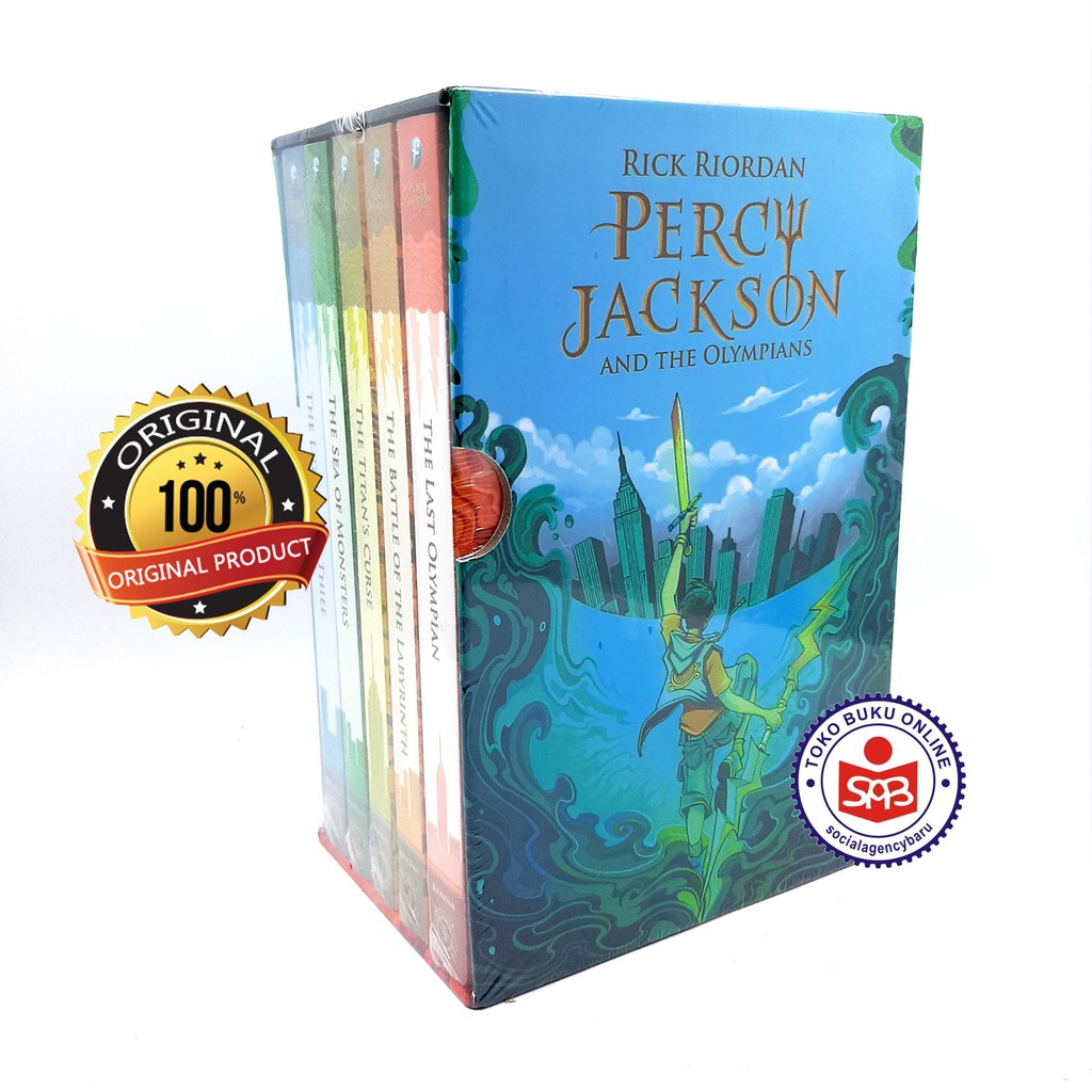 Jual Box Set Percy Jackson and The Olympions - Rick Riordan | Shopee ...