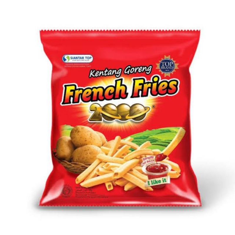 Jual Snack French Fries 2000 62gr | Shopee Indonesia