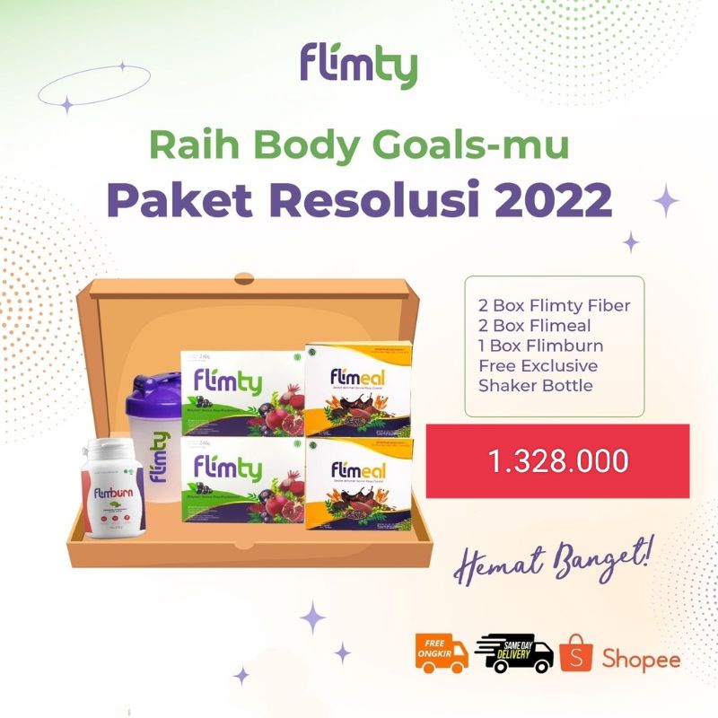 Jual Paket Bundling Flimty | Flimeal | Flimburn | Shaker | flimty ...