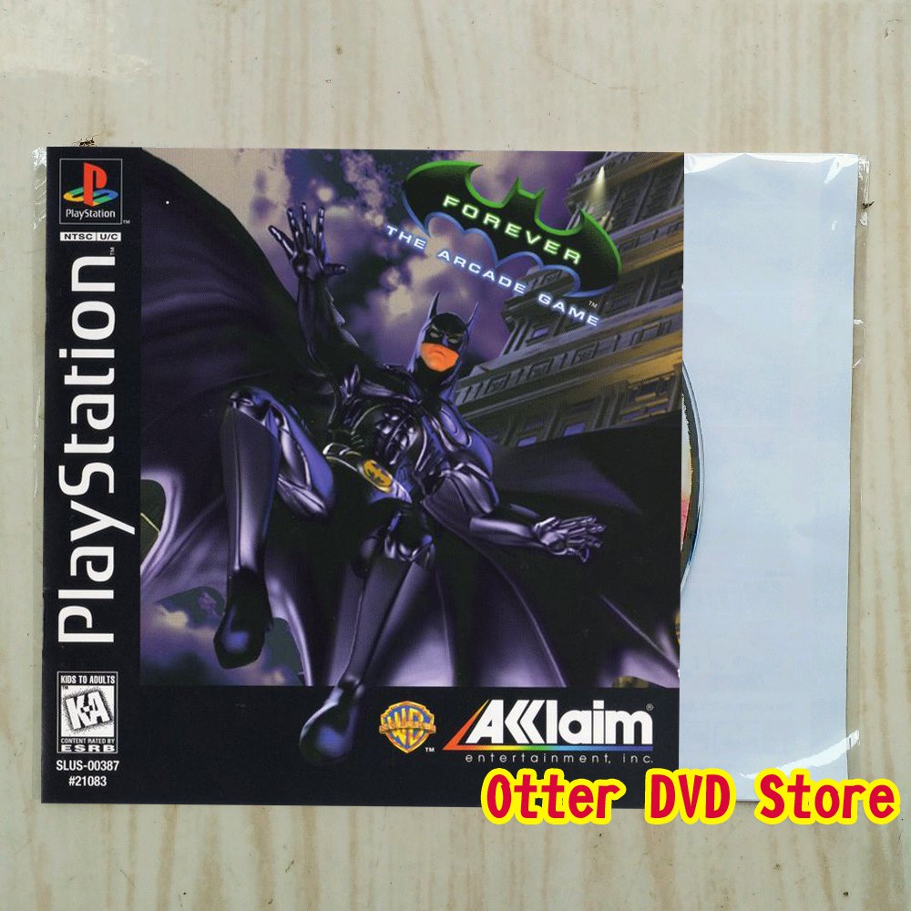 Jual Kaset CD Game Ps1 Ps 1 Batman Forever - The Arcade Game | Shopee ...