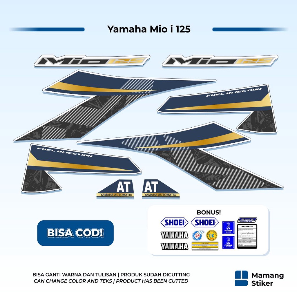 Jual Striping Yamaha Mio M3 Variasi (52) Original Mio i 125 125i Racing ...