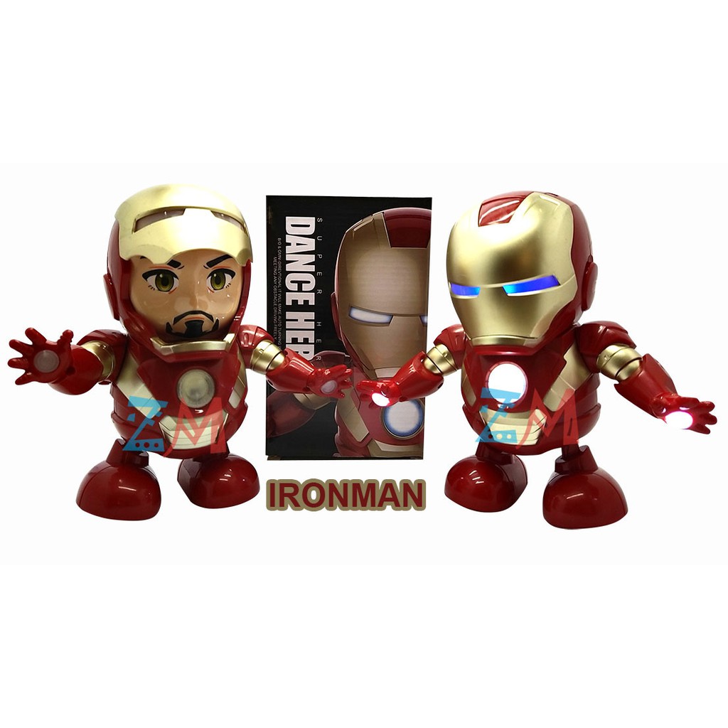 Jual ROBOT DANCE SUPER HERO IRON MAN - ROBOT JOGET IRONMAN | Shopee ...