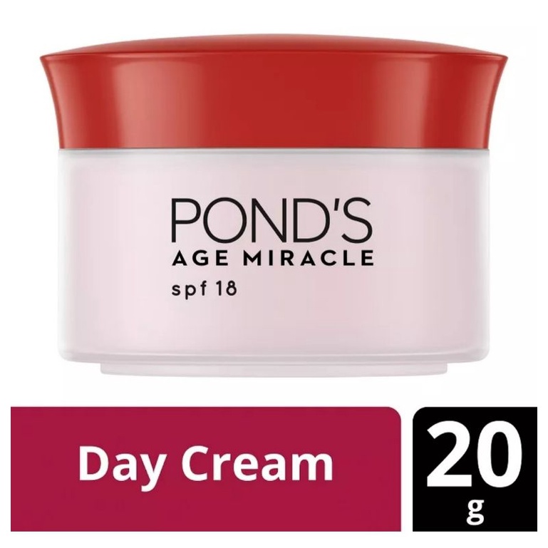 Jual PONDS AGE MIRACLE DAY CREAM spf 18 Pa++ 20gr kemasan baru/kemasan ...