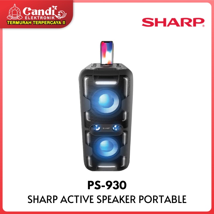 Jual SHARP Bluetooth Active Speaker Portabel PS-930 | Shopee Indonesia