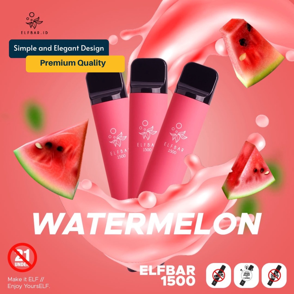 Jual Elfbar Elf bar 1500 puff Super Strong Flavour | Shopee Indonesia