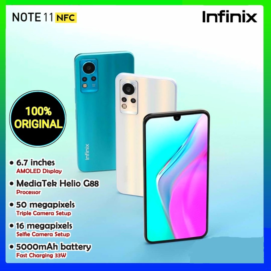Jual Infinix Note 11 NFC RAM 6/128 GB New Garansi Resmi | Shopee Indonesia