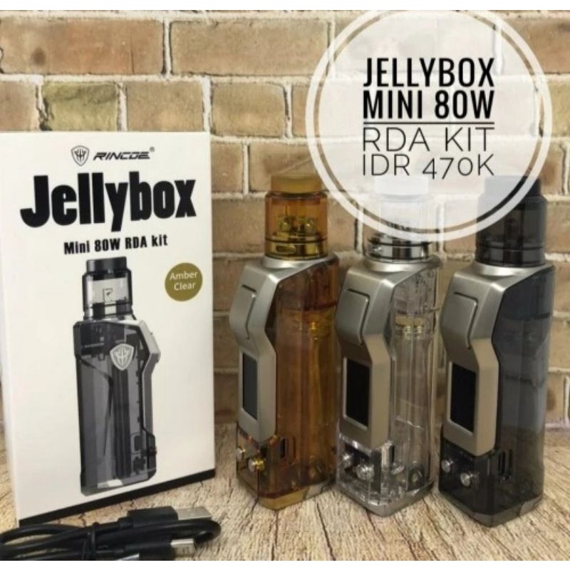 Jual Jellybox Mini 80w RDA Kit Single Battery Metis v2 RDA by Rincoe ...