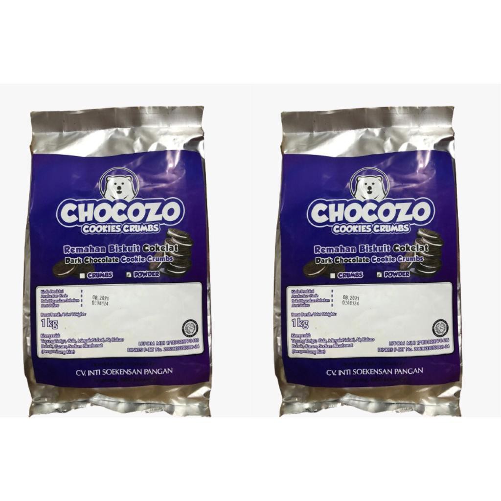 Jual CHOCOZO Cookies crumbs / crumbles / remahan bubuk biskuit cokelat ...
