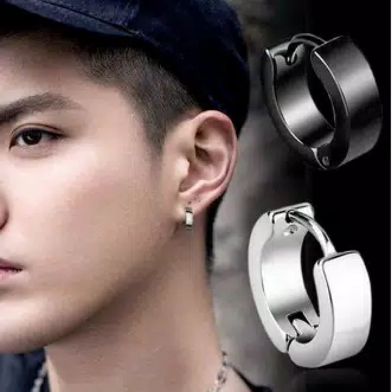 Jual 1 pcs/1 biji anting tindik bulat bahan titanium | Shopee Indonesia