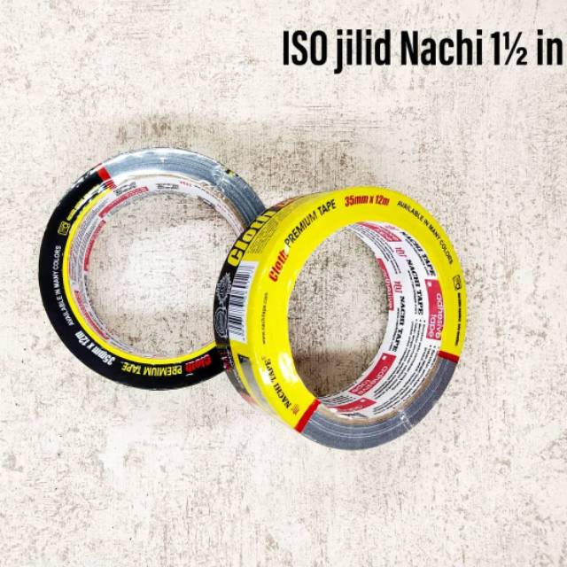 Jual ISOLASI JILID NACHI 1,5 INC/LAKBAN JILID | Shopee Indonesia