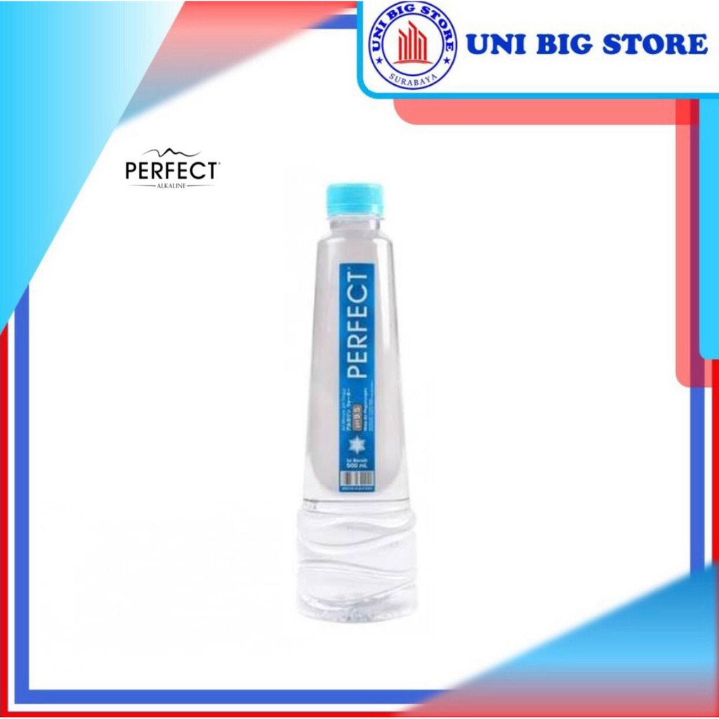 Jual PERFECT Air Minum Alkaline Water pH 9.5 500 ml BOTOL | Shopee Indonesia