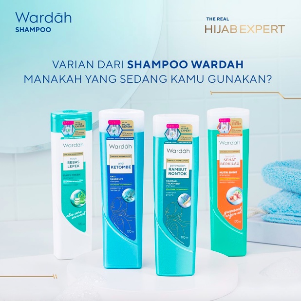 Jual Wardah Shampoo Conditioner Anti Dandruff Hair Fall Treatment ...