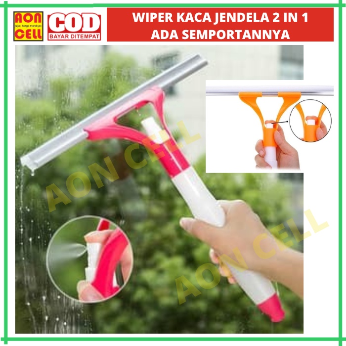 Jual WIPER PEMBERSIH KACA JENDELA SEMPROTAN AIR 2 IN 1 SPRAY WINDOW ...