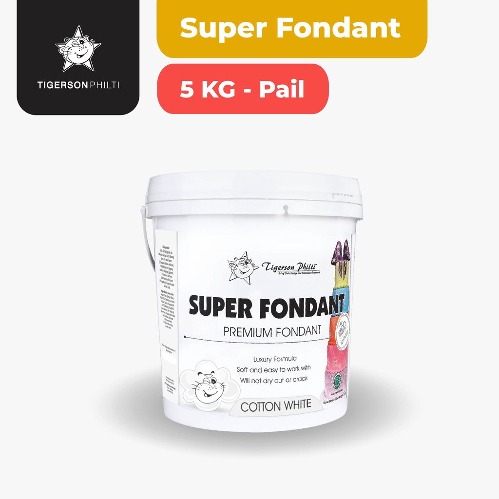 Jual Super Fondant/Plastic icing 5 kg by tigerson Philti | Shopee Indonesia