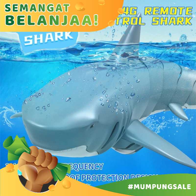 Jual Remote Control Ikan Hiu Water Shark Fish 2.4G RC - Murah Laris ...