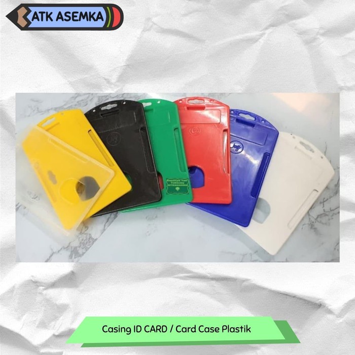 Jual Frame / Casing kartu ID card name tag card holder PLASTIK | Shopee ...