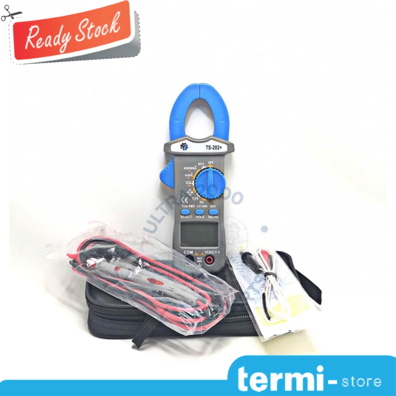 Jual Digital Clamp Multimeter Tang Amper TS-202 Tang Amper Digital ...