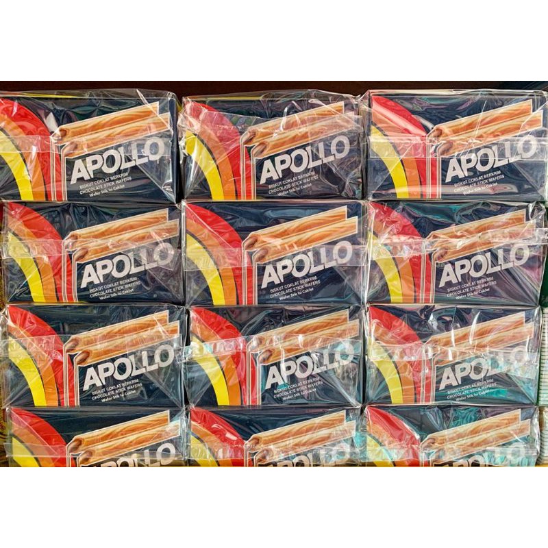 Jual Apollo Chocolate/Pandan Stick Wafer | Shopee Indonesia
