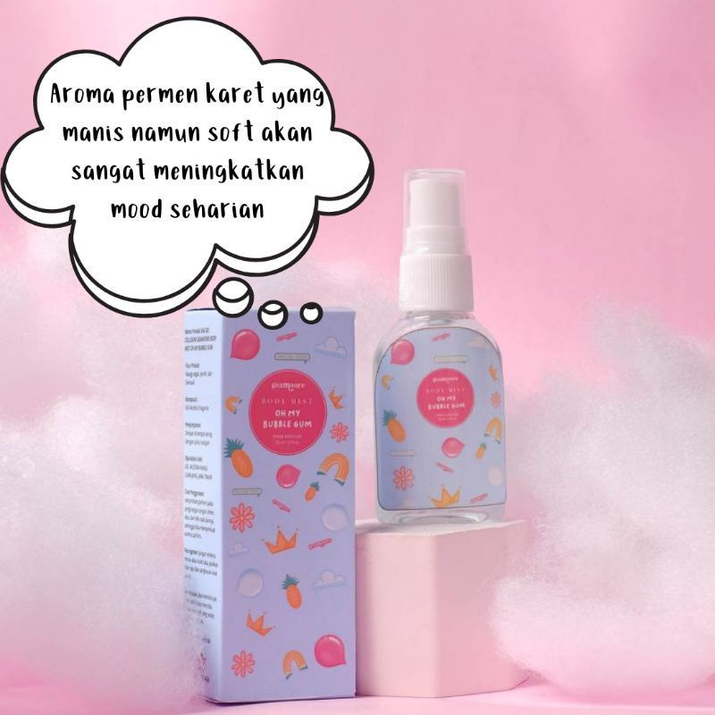 Jual FLEURI BPOM GEAMOORE BODY MIST 30ML Wewangian Badan Tahan Lama ...