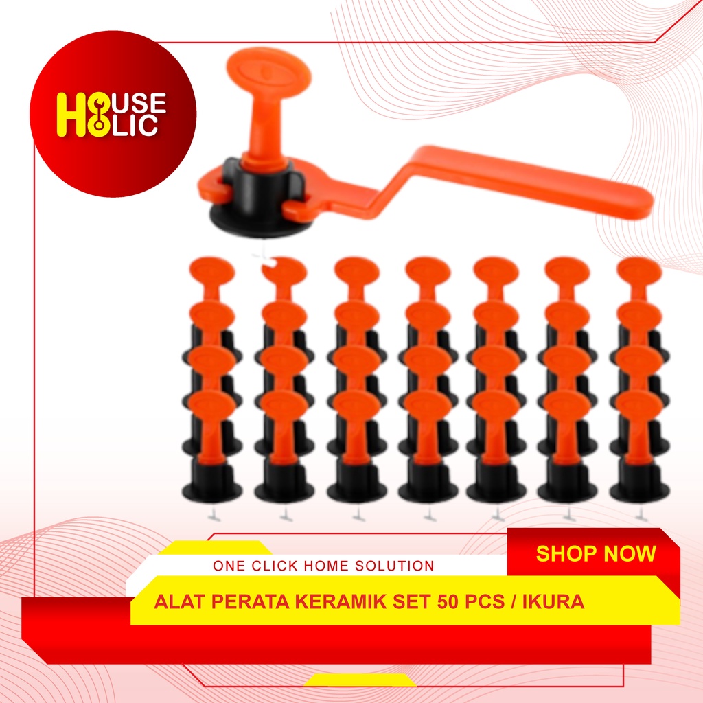 Jual Reusable Tile Leveling System 50pcs / Alat Perata Kramik Granit ...