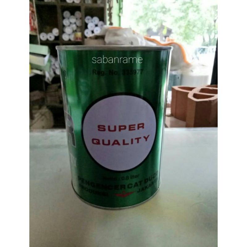 Jual THINNER IMPALA KALENG 1 LITER/PENGENCER CAT | Shopee Indonesia