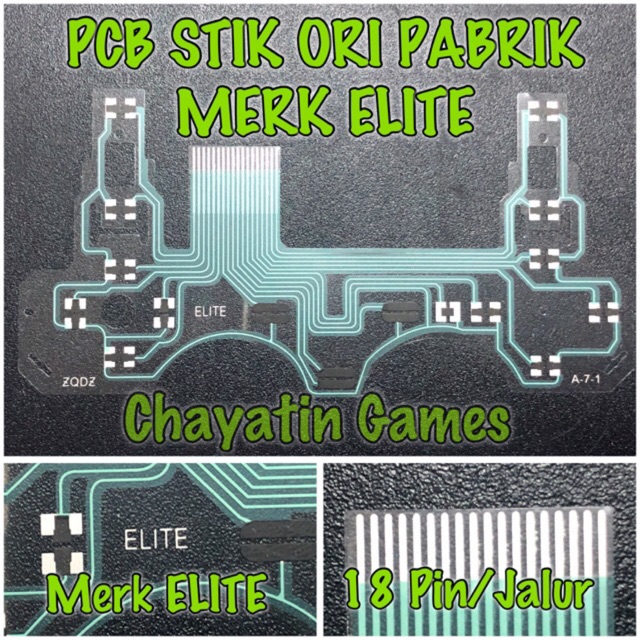 Jual PCB / MIKA STIK PS2 ORI PABRIK ELITE (18 PIN) | Shopee Indonesia