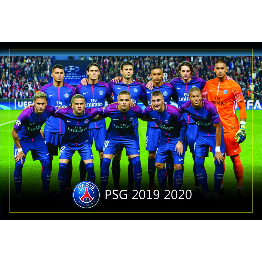 Jual Poster A3+ Klub PSG skuad 2020 | Shopee Indonesia