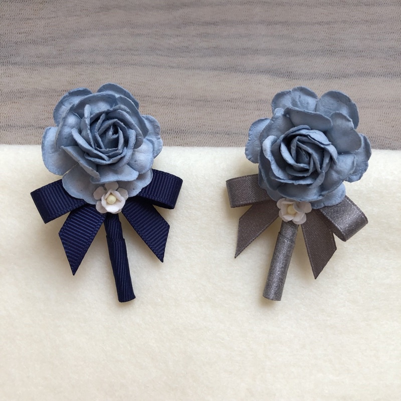 Jual Pin jas / Boutonniere Bunga Biru Muda | Shopee Indonesia