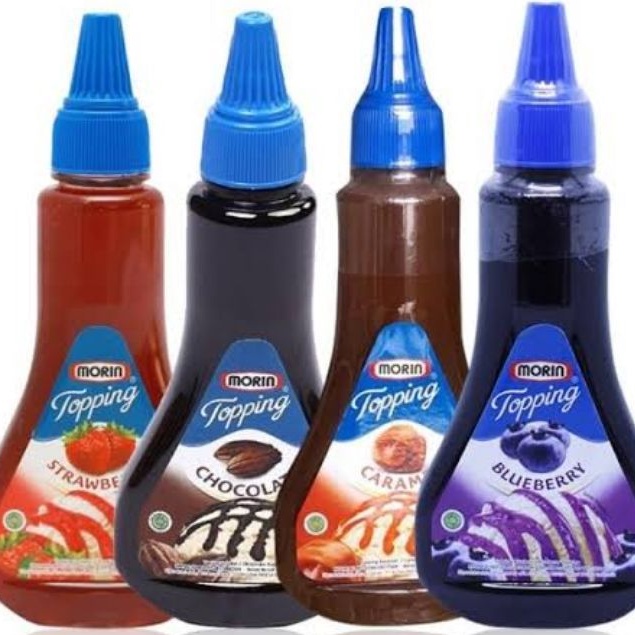 Jual MORIN TOPPING SAUCE 310 gram SAUS SAOS BOTOLAN TAMBAHAN ICE CREAM ...