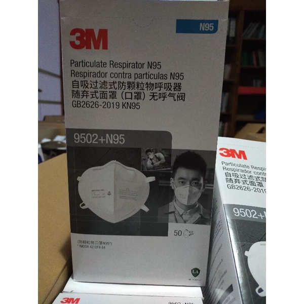 Jual Masker 3M KN95 9502+ 50 pcs | Shopee Indonesia