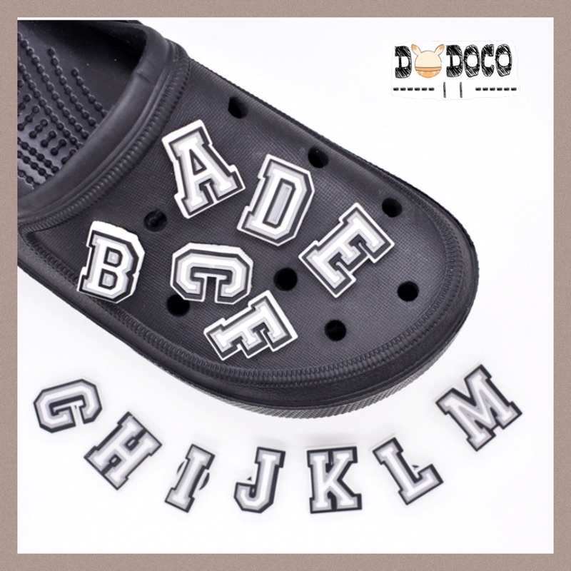 Jual Charms Sepatu Crocs Alphabet Huruf Angka DD-01 | Shopee Indonesia