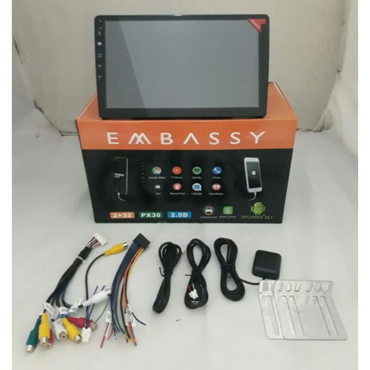 Jual Head unit double din embassy px30 android 10 inch ram 2+32 dsp ...