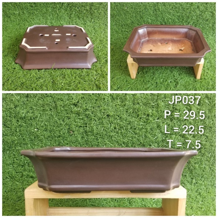 Jual pot keramik persegi panjang JP037 | Shopee Indonesia