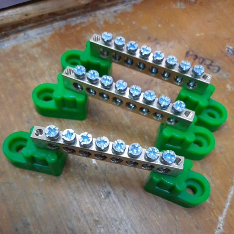 Jual terminal block grounding 8 pole baut M4 | Shopee Indonesia