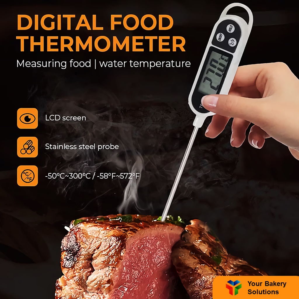 Jual Food Thermometer Digital Termometer Makanan Minuman Daging Susu ...