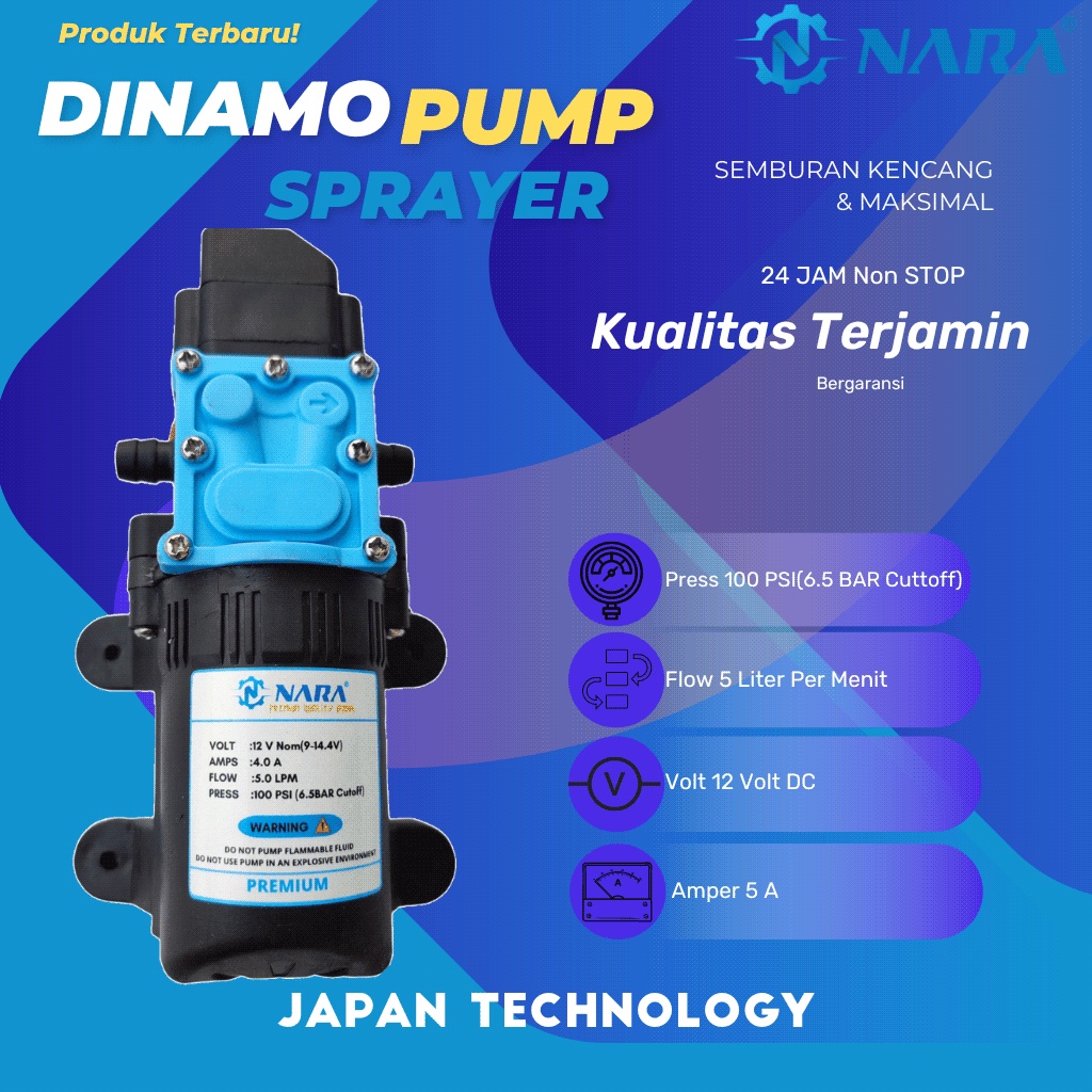 Jual Pompa Dinamo Sprayer Elektrik 12v DC Tangki Cas | Shopee Indonesia